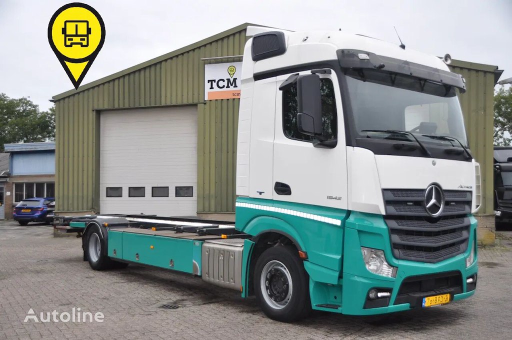 Mercedes-Benz Actros 1842 4X2 2014. BDF SYSTEEM. NL-TRUCK vozilo za prevoz kontejnera