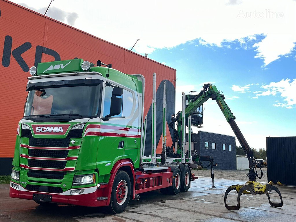 Scania S 650 6x4 LOGLIFT F96S79 / RETARDER / BIG AXLES kamion za prevoz drva