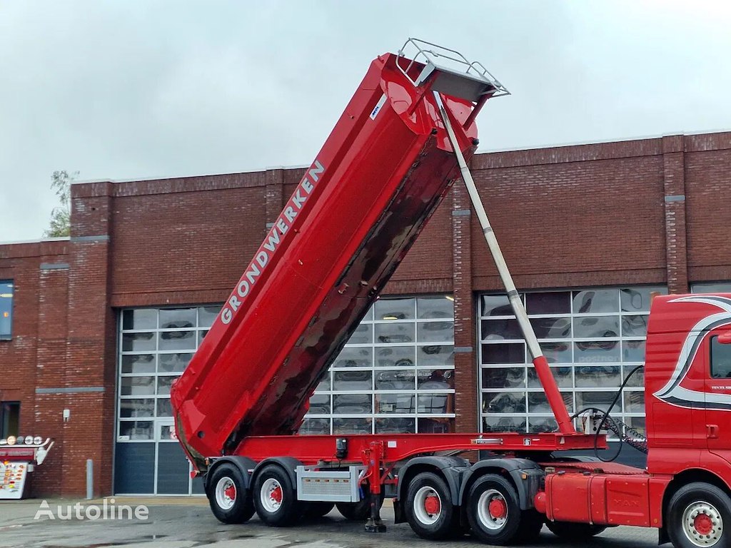 Mol Tipper - 2 axle BPW - Drum brakes - Wabco poluprikolica kipera