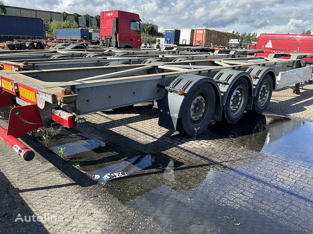 Prodaje se Van Hool Containerchassis poluprikolicu kipera na aukciji