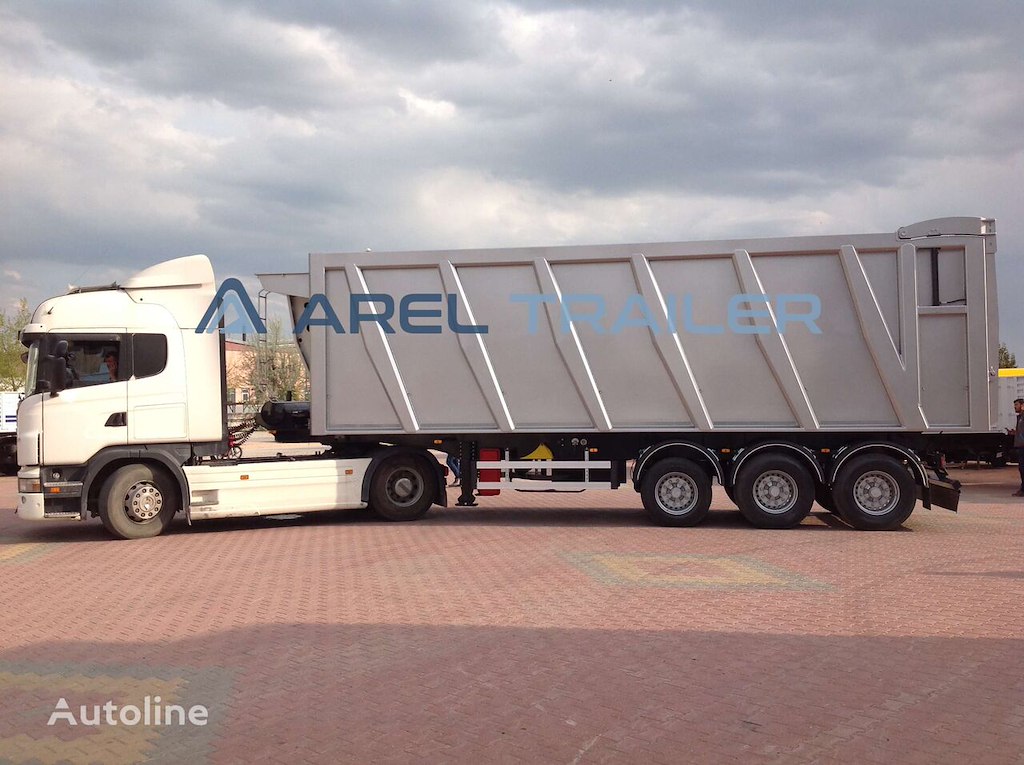 Nova Arel Trailer SQUARE TYPE TIPPING SEMI TRAILER HARDOX poluprikolica kipera