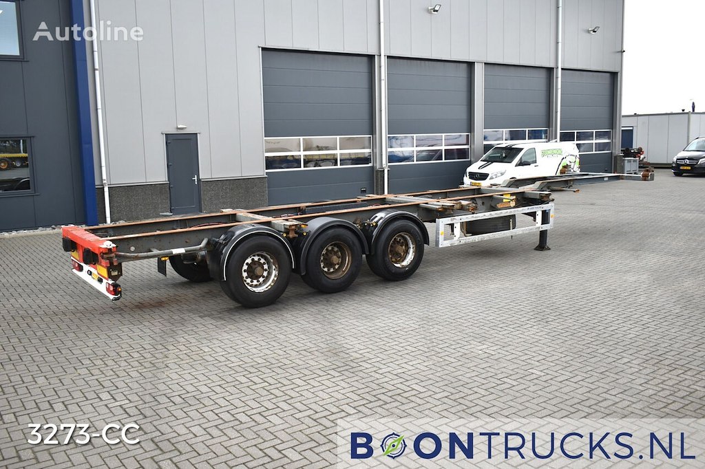 Krone SDC 27 FIXED | 2x20-30-40ft HC * LIFT AXLE * NL TRAILER poluprikolica za prevoz kontejnera