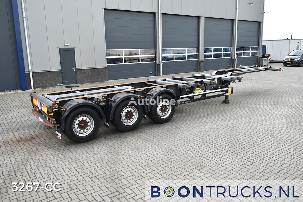 Kögel PORT 40 SIMPLEX 20 | 2x20-30-40ft HC * SAF/DISC * LIFT AXLE * EX poluprikolica za prevoz kontejnera