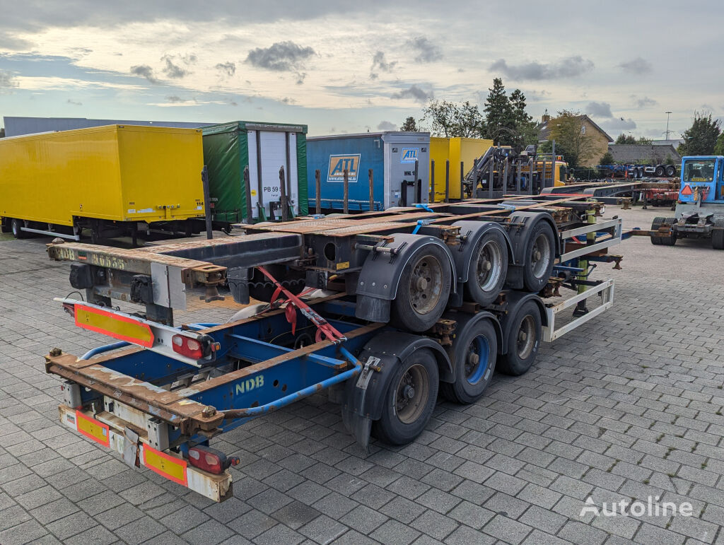 Krone SD 3-Assen BPW - DrumBrakes - All Connections - Package of 2 (O1 poluprikolica za prevoz kontejnera