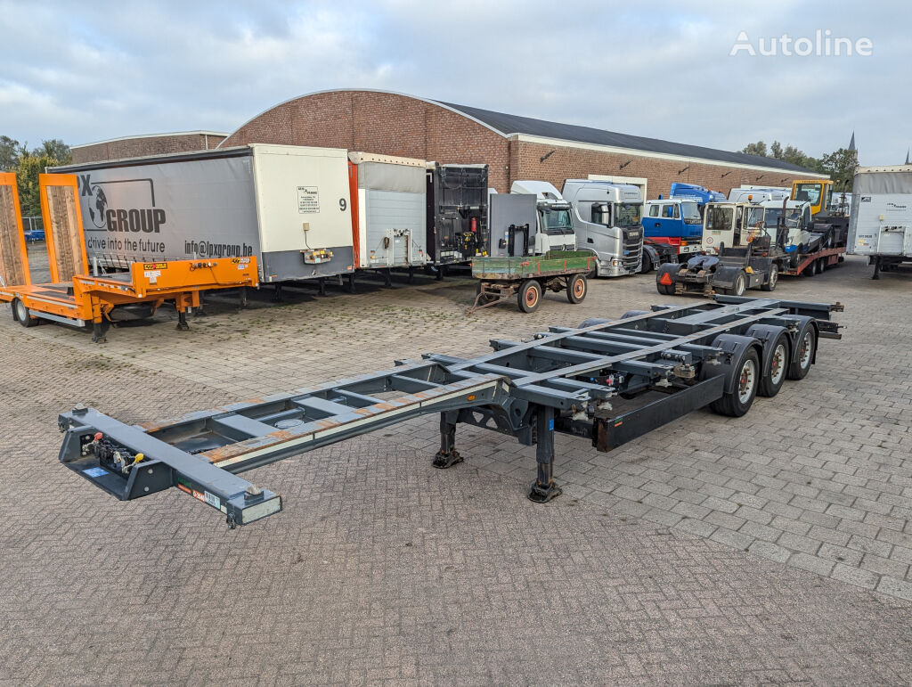 Kögel PORT 40 SIMPLEX S24-2 3-Assen SAF - Schijfremmen - Lift-as - 20/ poluprikolica za prevoz kontejnera