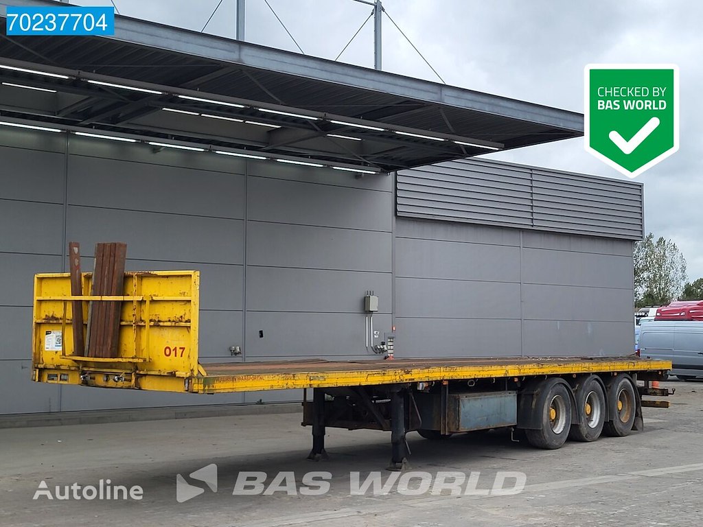 Nooteboom O-42 VV 3 axles NL-Trailer 7.Mtr extendable SAF poluprikolica sa ravnom platformom