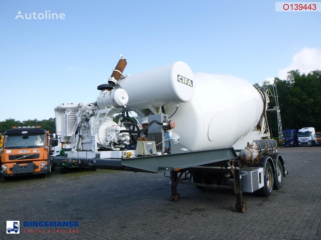 Mol Cifa mixer trailer 12 m3 poluprikolica betonska mešalica