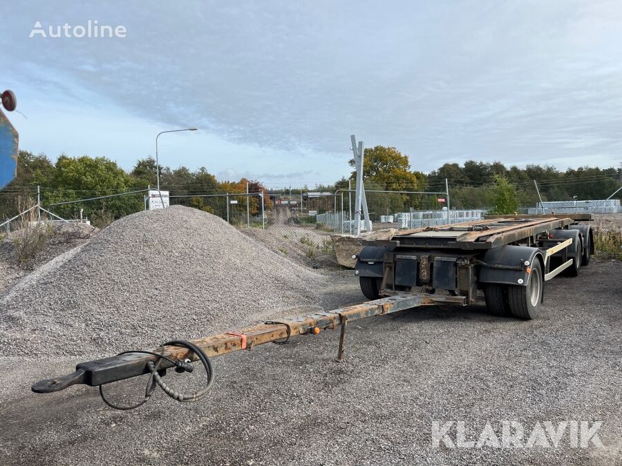 Prodaje se Släp SLP-3-7600-VS med tipp prikolicu za kontejnere na aukciji