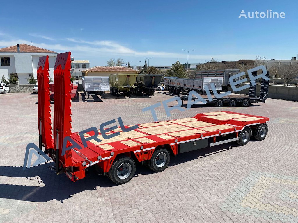 Nova Arel Trailer 4 AXLE DRAWBAR REMORQUE TRAILER TURNTABLE OPTION prikolica sa niskom platformom