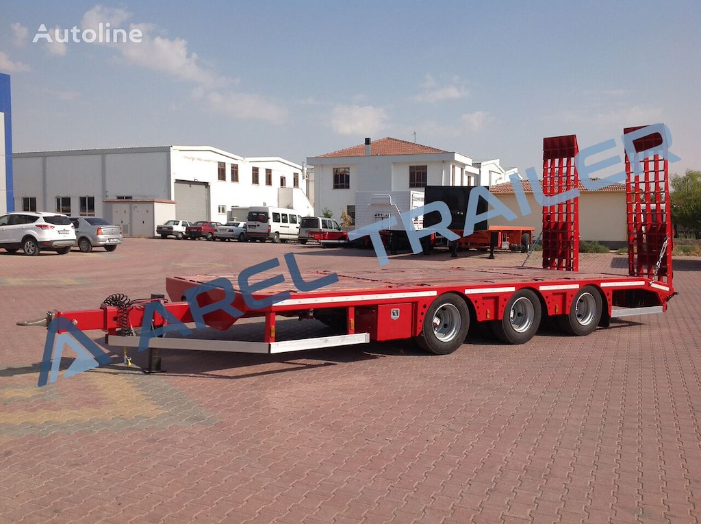 Nova Arel Trailer 3 AXLE DRAWBAR REMORQUE TRAILER TURNTABLE OPTION prikolica sa niskom platformom