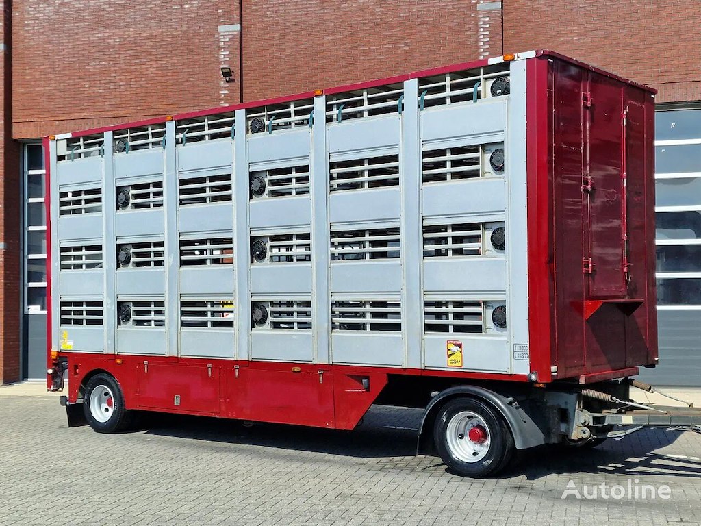 LeciTrailer 4 deck Newnion livestock - Water & Ventilation - Loadlift - prikolica za prevoz stoke