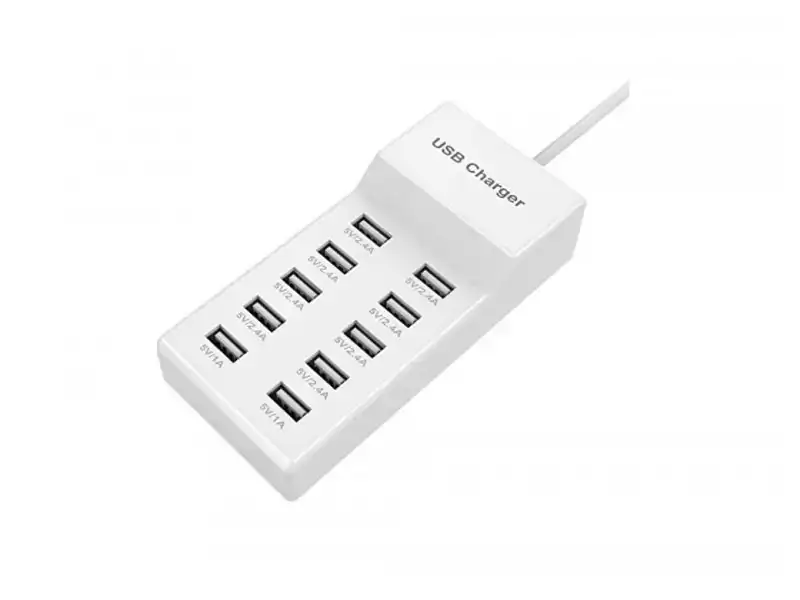 VELTEH USB PUNJAČ 10 USB PORTA KT-USBP-100