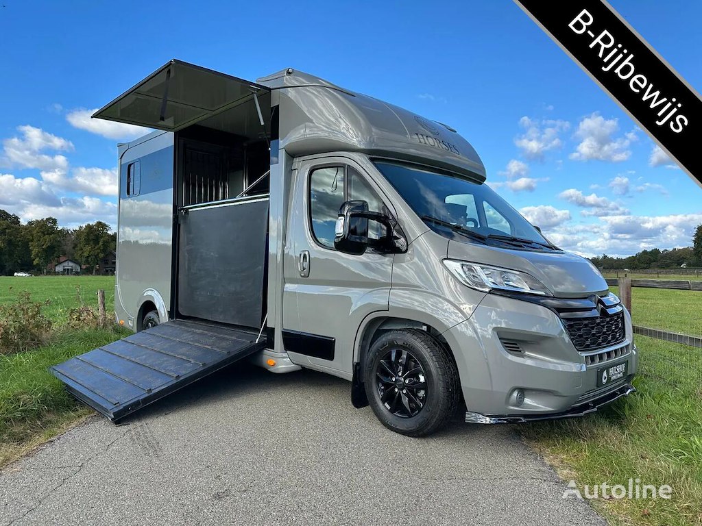 Novi Citroen Jumper 2-paards paardenvrachtwagen XXL Black Line edition vozilo za prevoz konja