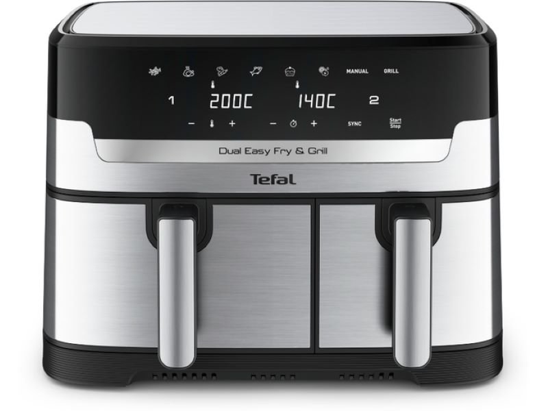 TEFAL FRITEZA NA VRUĆ VAZDUH DUAL EASY FRY & GRILL 8.3 L (EY905D10)