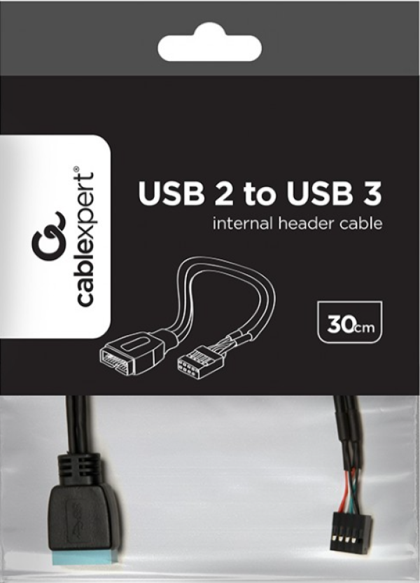 CC-U3U2-01 GEMBIRD USB 2 TO USB 3 INTERNI KABL 9-PINSKI USB 2.0 NA 19-PINSKI