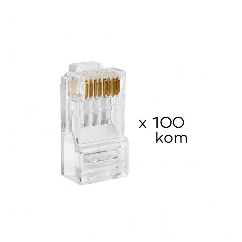 KONEKTOR RJ45 CAT6 8P8C JWD-AD81 100 KOM