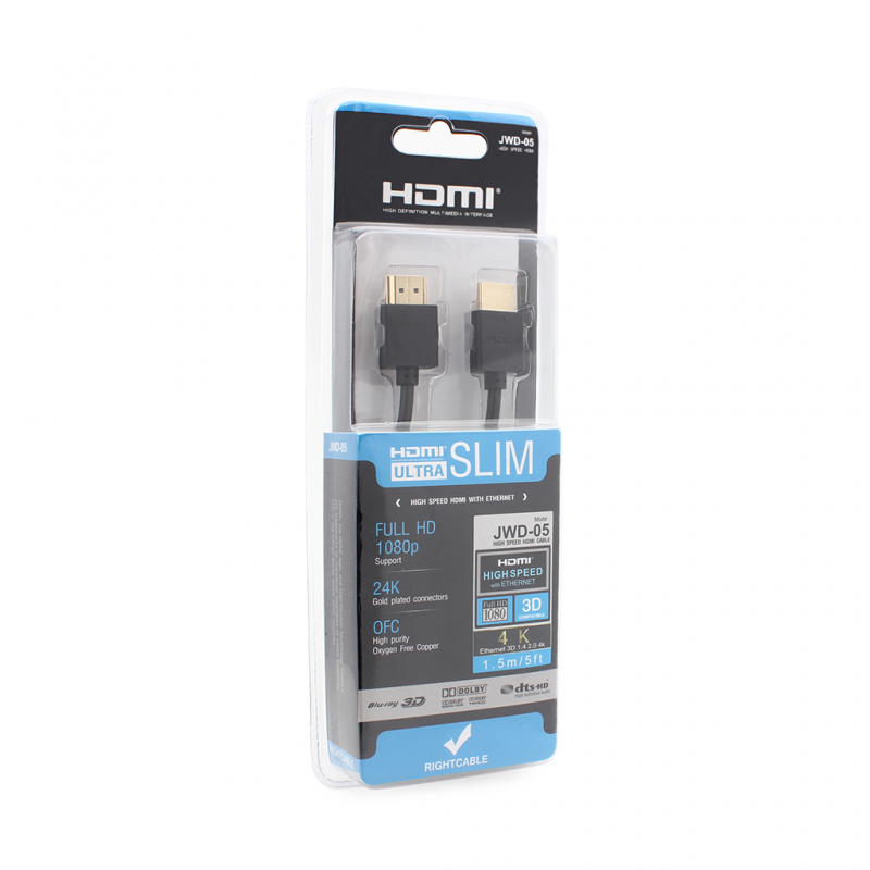 KABL 1.4V HDMI SLIM BAKARNI 1.5M JWD-05