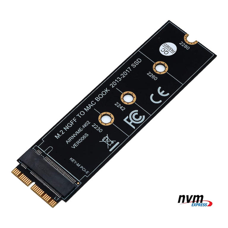 ADAPTER M.2 NVME ZA MACBOOK AIR I PRO