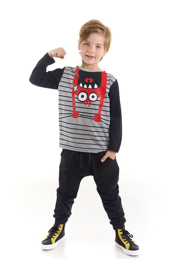 DENOKIDS DANGLING MONSTER BOY T-SHIRT TROUSERS SET