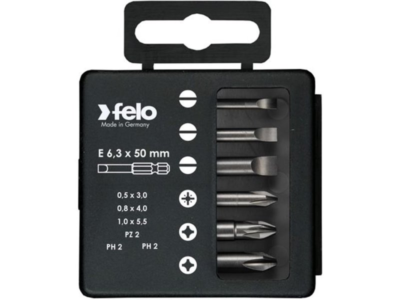 FELO SET BITOVA INDUSTRIAL BIT-BOX PROFI 50 MM SL/PH/PZ 03092516 6 KO M (03092516)