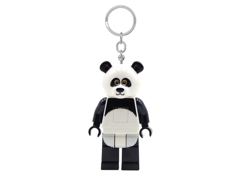 LEGO MINIFIGURE PRIVEZAK ZA KLJUČEVE SA SVETLOM: TIP U PANDA KOSTIMU