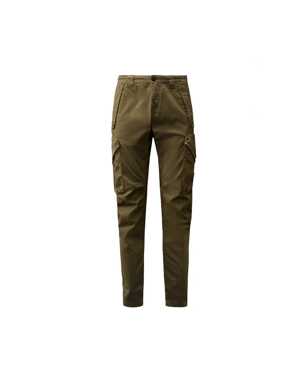 CP Company Stretch sateen ergonomic lens cargo pantalone maslinasto zelene