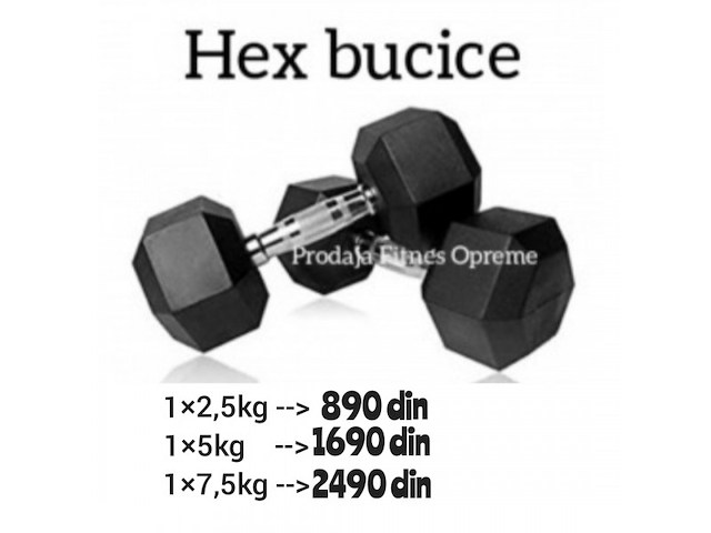 Hex bucice NOVO