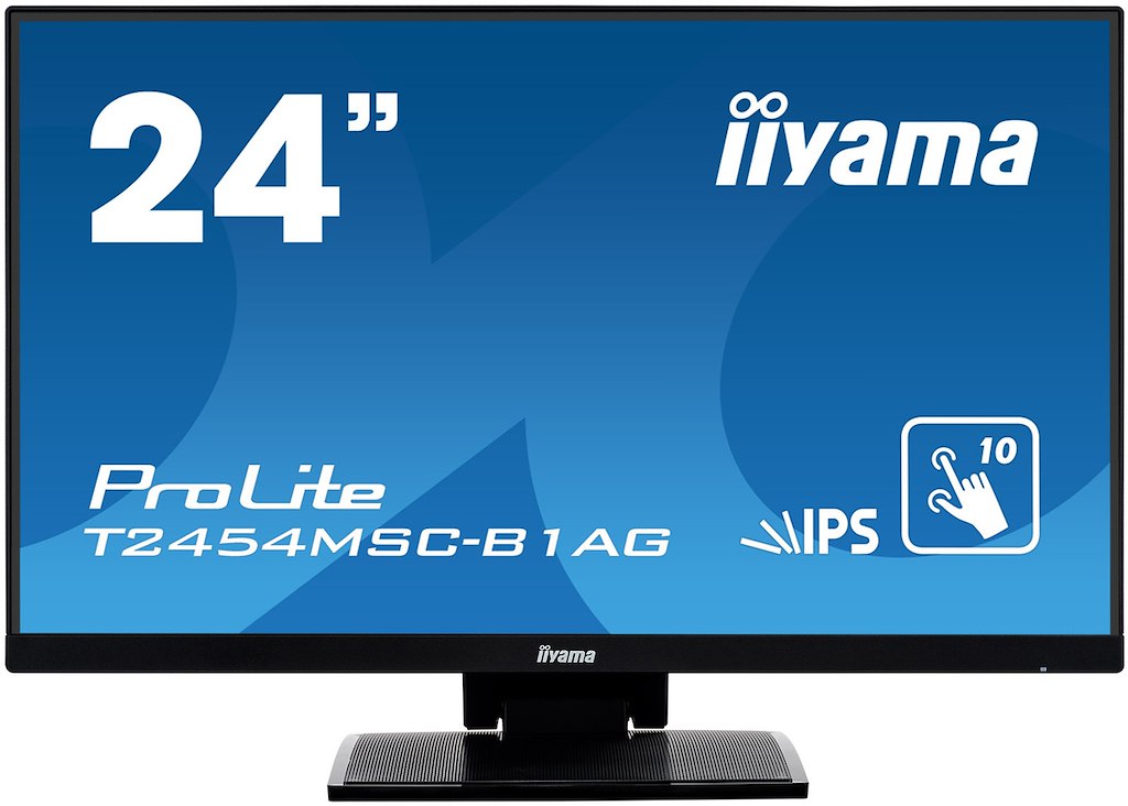 Monitor 23.8 IIYAMA ProLite T2454MSC-B1AG, FHD, IPS, 60Hz, 4ms, HDMI, VGA, TouchID EK000612862