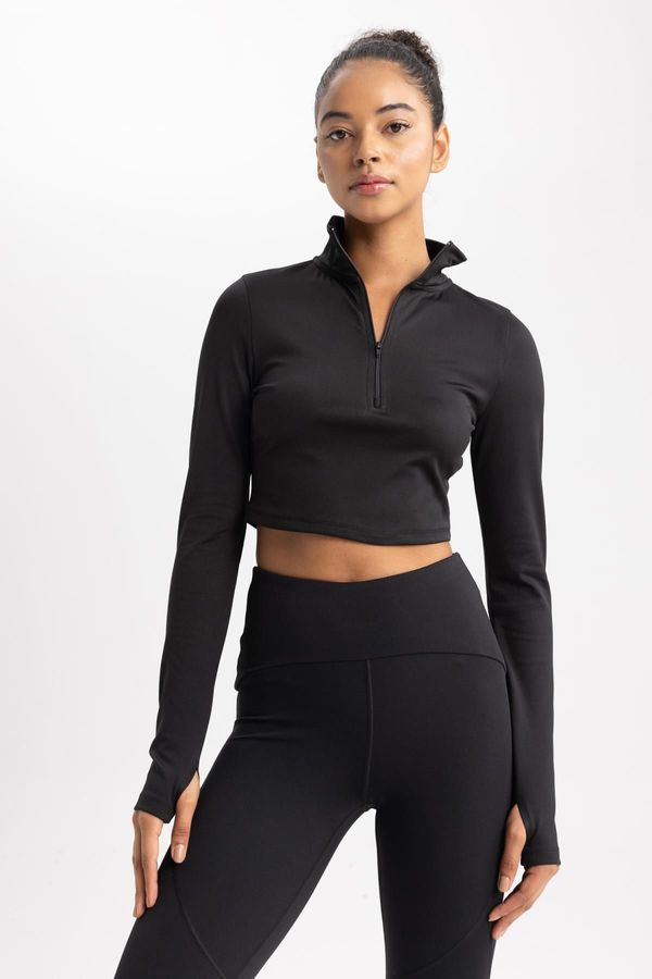 DEFACTO HIGH NECK LONG SLEEVE T-SHIRT