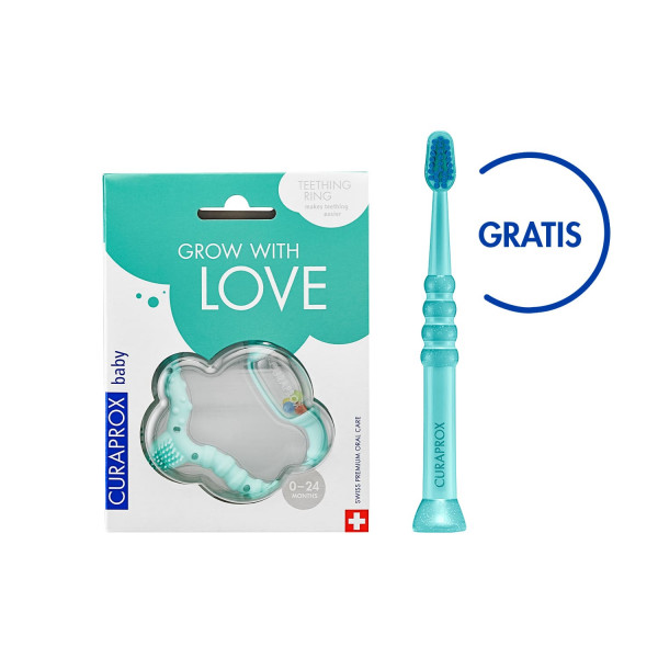 Curaprox baby glodalica zelena+baby četkica gratis