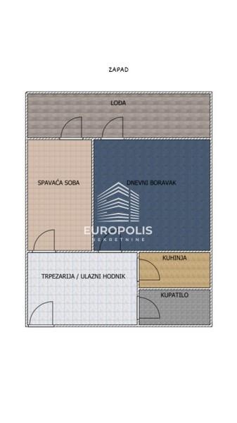 Gramšijeva, Dvosoban stan na prodaju, 48m2, 145.000€