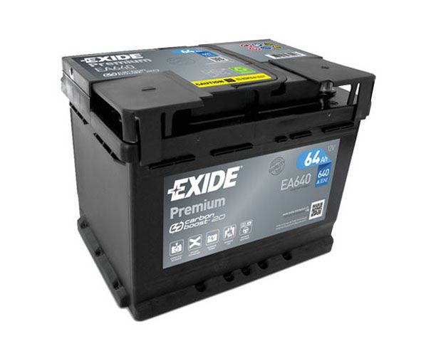 Akumulator Exide 12V 64Ah 640A D+ EA640 Premium