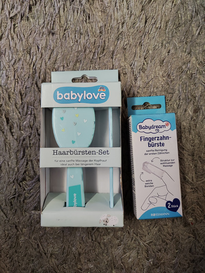 Babylove- set, Babydream- cetk. za zube za prst