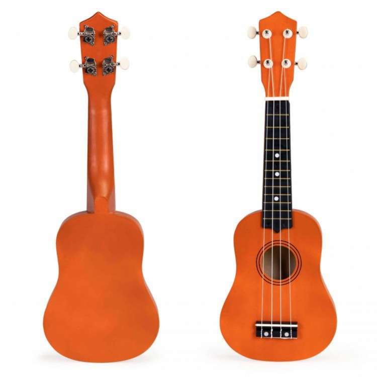 Ukulele gitara za decu 4 zice braon