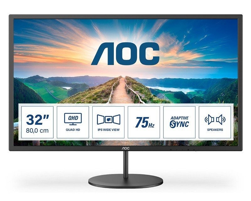 AOC 31.5" Q32V4 IPS LED MONITOR