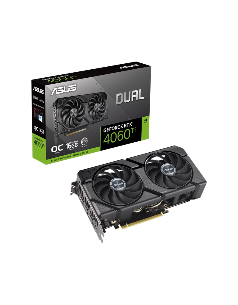 ASUS nVidia GeForce RTX 4060 Ti 16GB 128bit DUAL-RTX4060TI-O16G-EVO