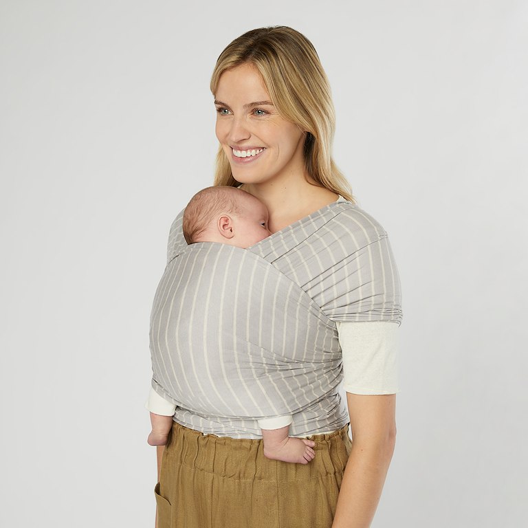 Ergobaby marama za nošenje bebe Aura Grey Stripes