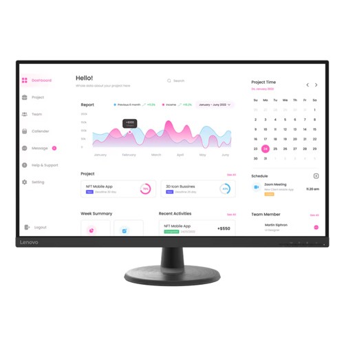 Lenovo 31.5″ FHD 75Hz D32-45 monitor | 67A0GAC2EU