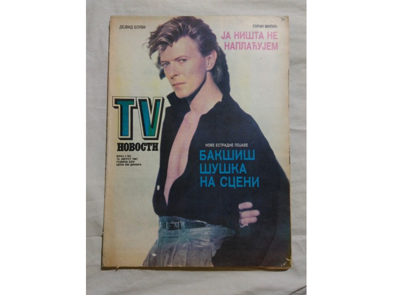 TV Novosti broj 1181, David Bowie