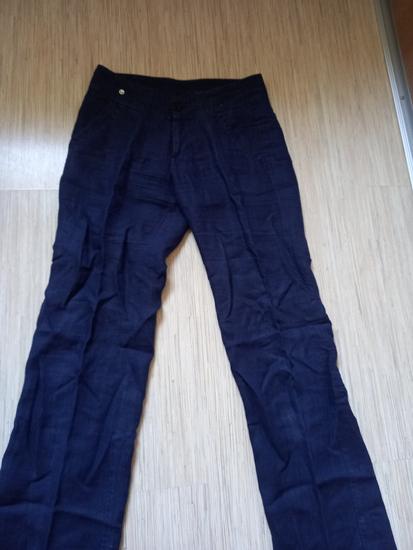 Lanene pantalone u teget boji TFY size 28