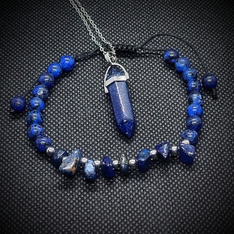 Lapis lazuli set