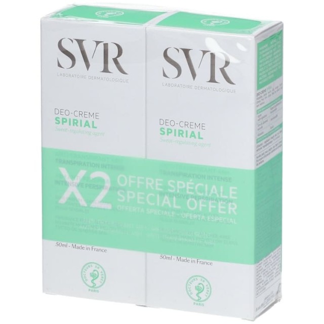 SVR SPIRIAL DEO KREMA 50ML PROMO SET 1+1 -50% NA DRUGI