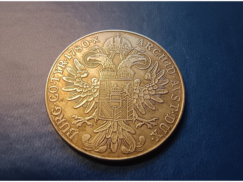 Austrija 1 Thaler Maria Theresia 1780