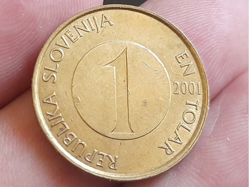 Slovenija, 1 tolar 2001