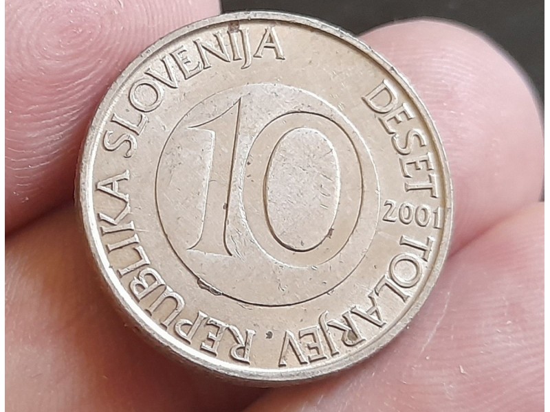 Slovenija, 10 tolara 2001