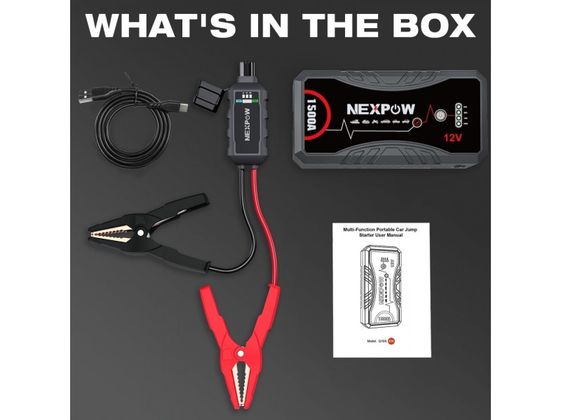 Jump Starter Booster za automobil 1500A NEXPOW