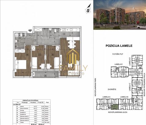 Četvorosoban stan 82m² na prodaju – savršena prili