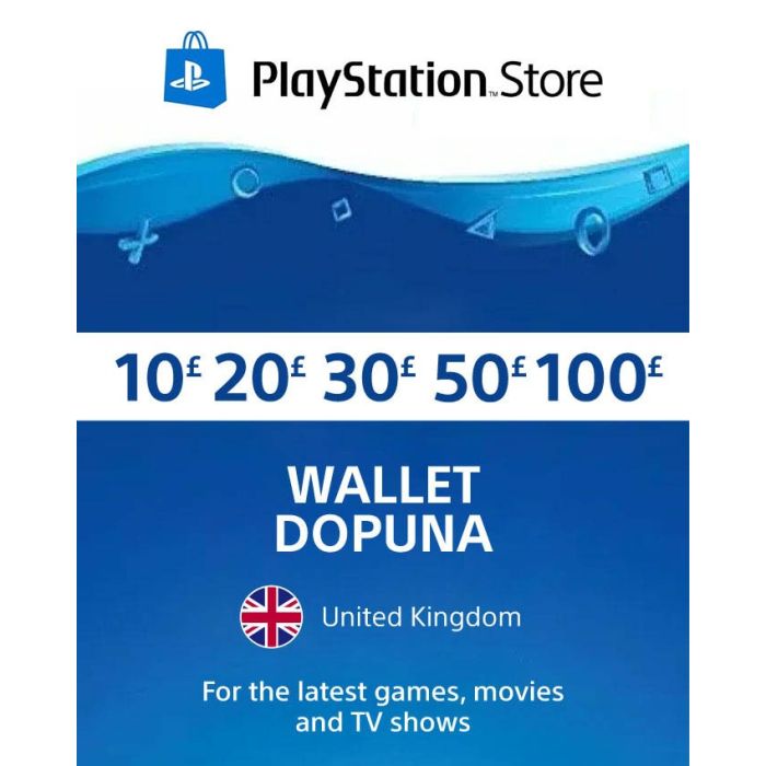 Playstation dopuna PSN (UK) - Digitalna dopuna