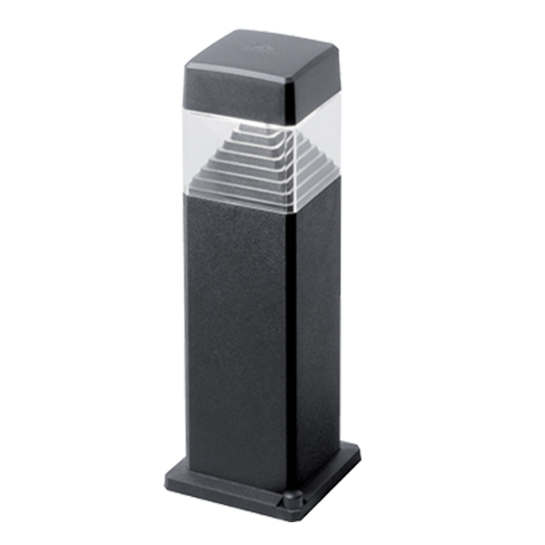 Baštenska led svetiljka Ester 10W 4000K IP55 480mm crna Elmark 95ESTER500/BL