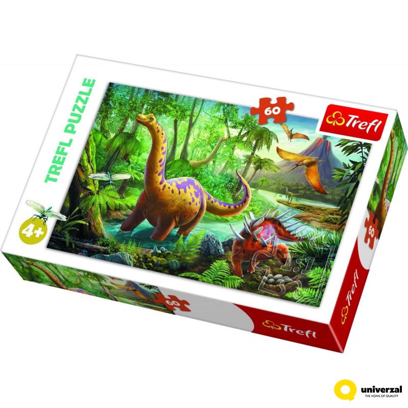 PUZZLE 60 DELOVA DINOSAURUSI T17319